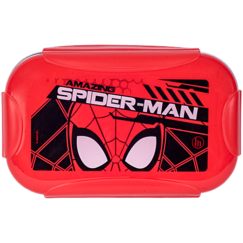 Buy Marvel Spiderman Stainless Steel Insulated Lunch Box - Red Online ...