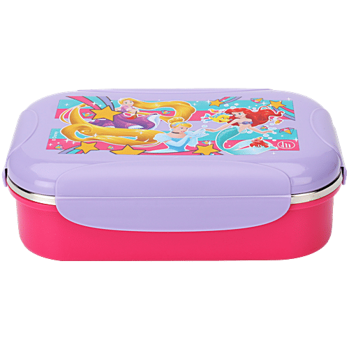 Buy Disney Princess Stainless Steel Insulated Lunch Box - Purple Online ...