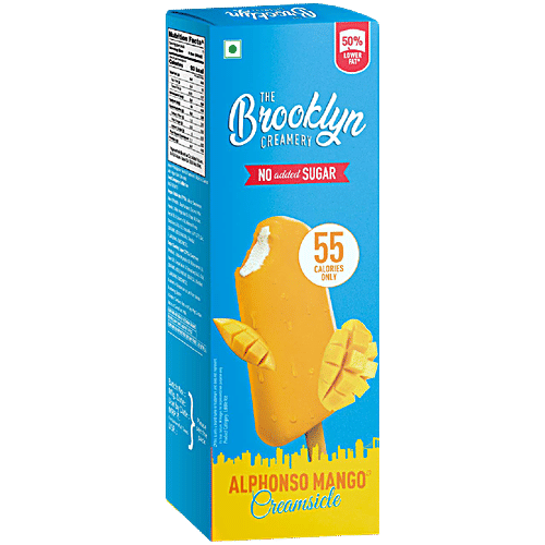 Buy The Brooklyn Creamery Alphonso Mango Creamsicle Ice Cream Stick ...
