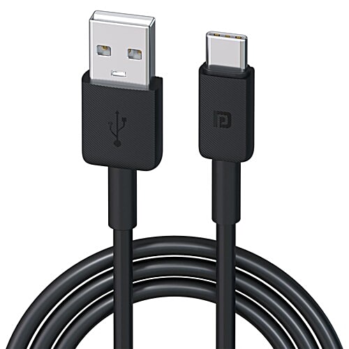 Buy Portronics Konnect Link Type-C 3A Fast Charging Cable - 1 m Length ...