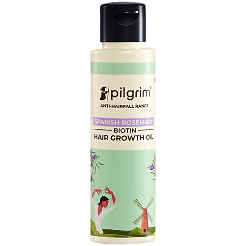 Buy Pilgrim Spanish Rosemary & Biotin Hair Growth Oil Online at Best ...