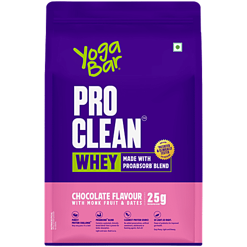 Buy Yoga Bar Pro Clean Whey Protein Powder With Proabsorb Blend ...