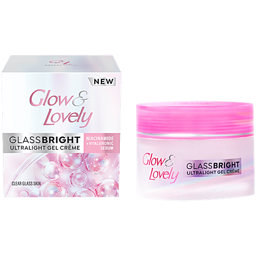 Buy Glow & Lovely Glass Bright Ultralight Gel Creme Online at Best Price of Rs 200 - bigbasket