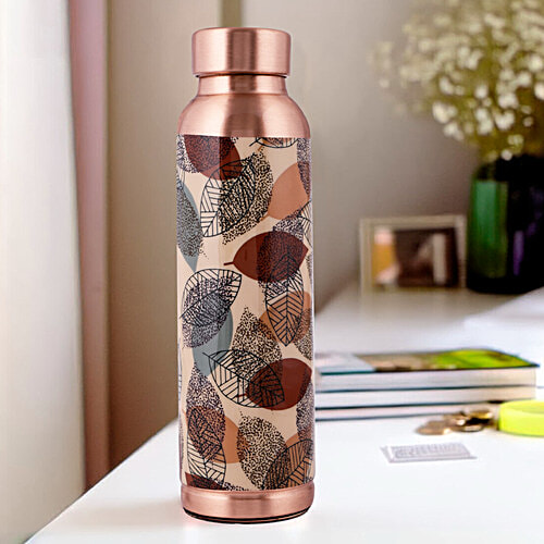 Buy Prime-Metal Meenakari Copper Leaf Finish Bottle Online at Best ...