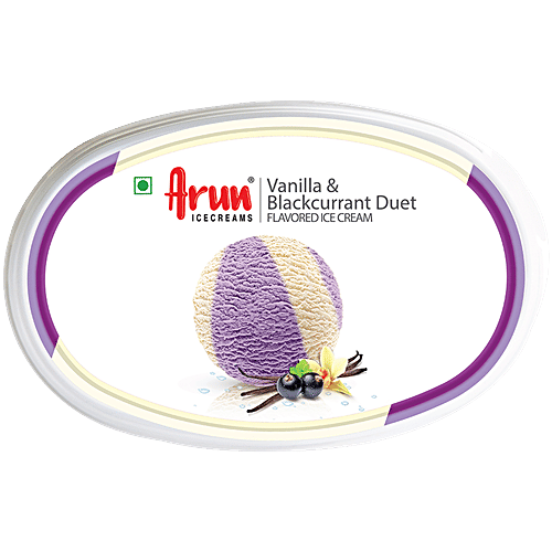 Buy Arun Icecreams Vanilla & Blackcurrant Duet Flavoured Ice Cream ...