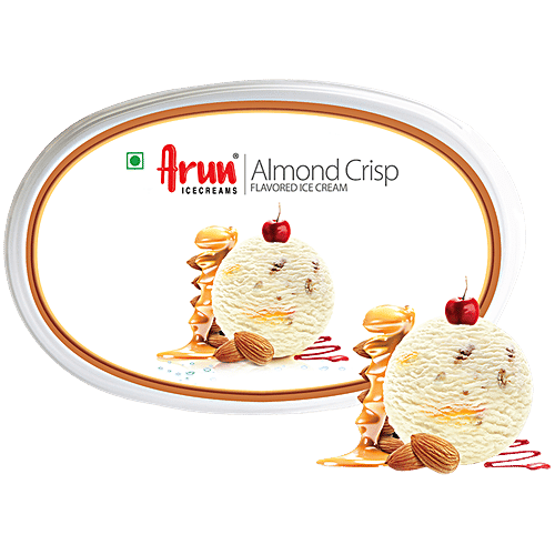 Buy Arun Icecreams Almond Crisp Flavoured Ice Cream Online at Best ...