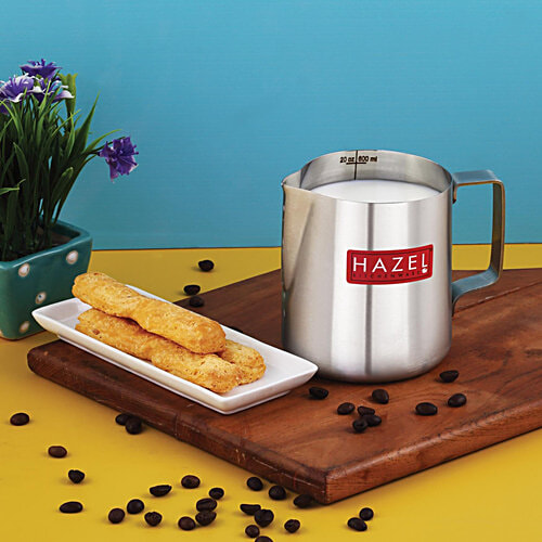 Buy Hazel Stainless Steel Jug - Coffee/Tea/Milk Frothing Pitcher Online ...