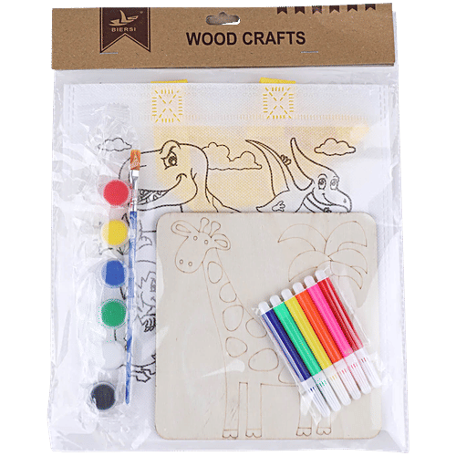 Buy DP DIY Colouring Bags Card Sketch Water Colours & Brush Set Online ...