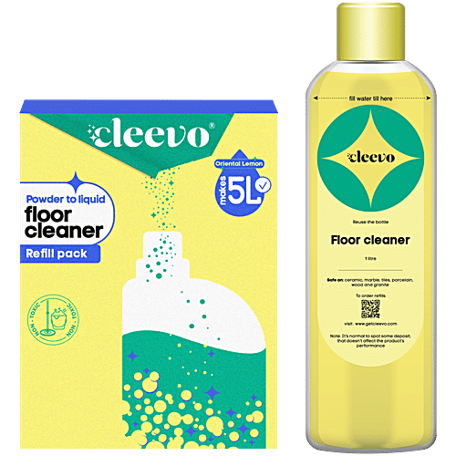 Buy Cleevo Powder To Liquid Floor Cleaner - Oriental Lemon Online at ...