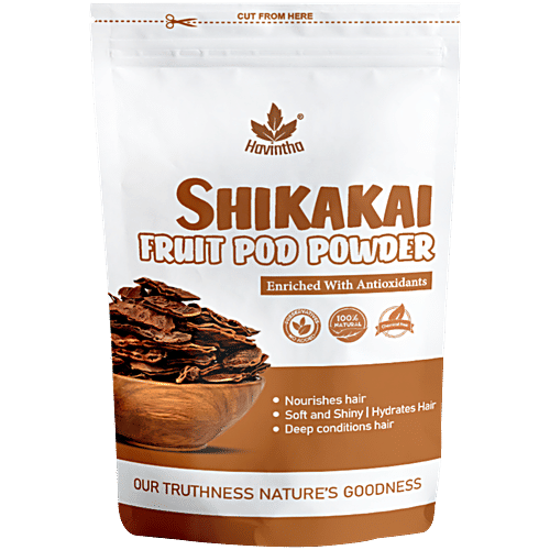 Buy Havintha Shikakai Fruit Pod Powder - Enriched With Antioxidants ...