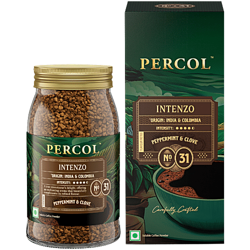 Buy Percol Intenzo Peppermint & Clove Colombian Blend Instant Coffee ...