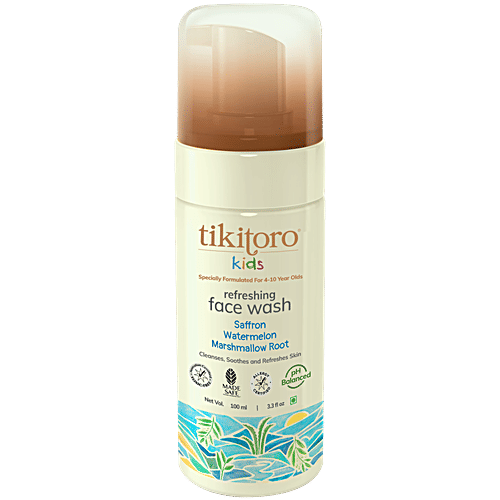 Buy Tikitoro Kids Refreshing Face Wash For 4 To 10 Year Olds Online at ...