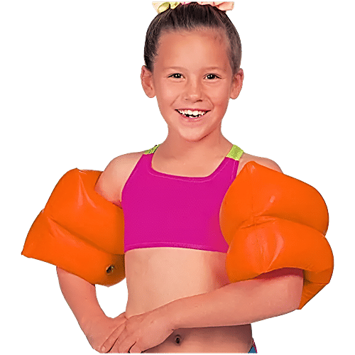 Buy Toyshine PVC Swimming Arm Float Rings - For Kids, Orange Online at ...