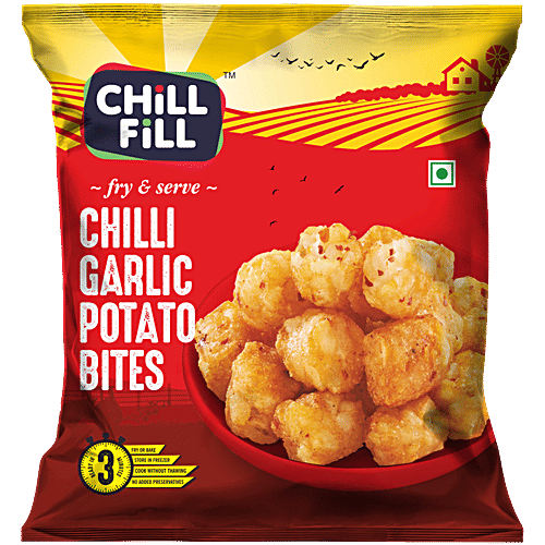 Buy Chillfill Chilli Garlic Potato Bites - Fry & Serve Online at Best ...