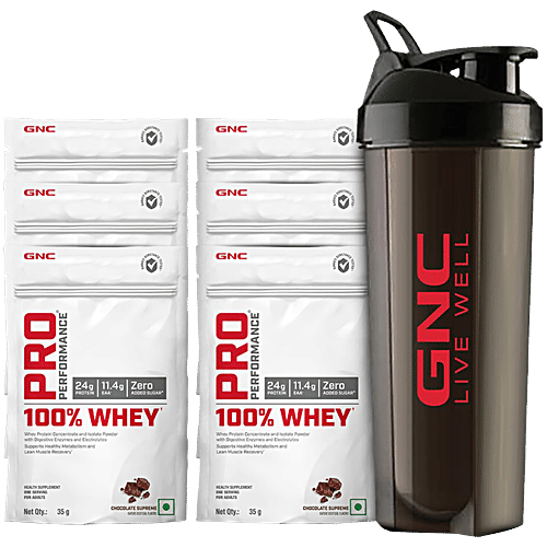 Buy Gnc Pro Performance 100% Whey Protein Powder with Shaker Online at ...