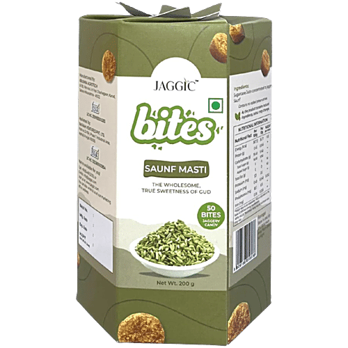 Buy Jaggic Jaggery Candy Bites - Saunf Masti Online at Best Price of Rs ...