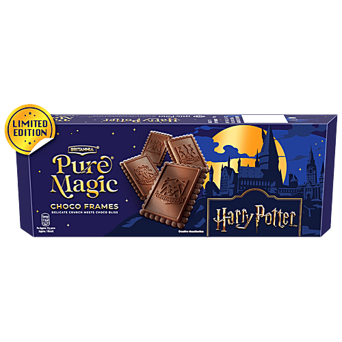 Buy Britannia Pure Magic Choco Frames Biscuits - Harry Potter Online at ...