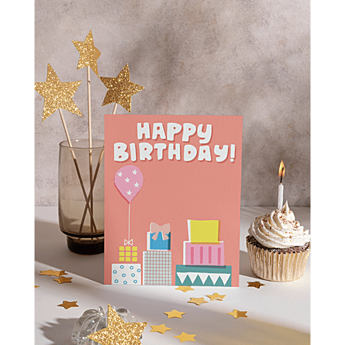 Buy Mad Over Print Happy Birthday Greeting Card Online at Best Price of ...