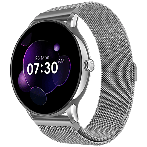 Buy Noise Fit Twist Go Smartwatch - Silver Link Online at Best Price of ...
