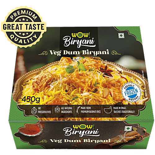 Buy Wow! Biryani Veg Dum Biryani Online at Best Price of Rs 98.47 ...