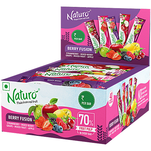 Buy Naturo Berry Fusion Fruit Bars - Assorted Online at Best Price of ...