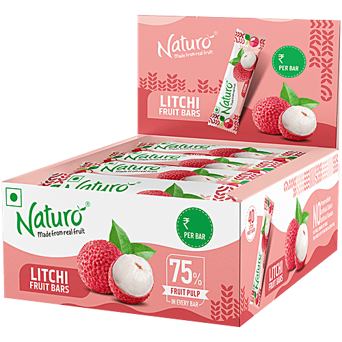 Buy Naturo Litchi Fruit Bars Online at Best Price of Rs 188.1 - bigbasket