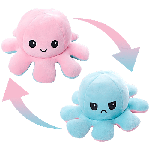Buy Babique Reversible Sitting Octopus Plush Soft Toy Online at Best ...