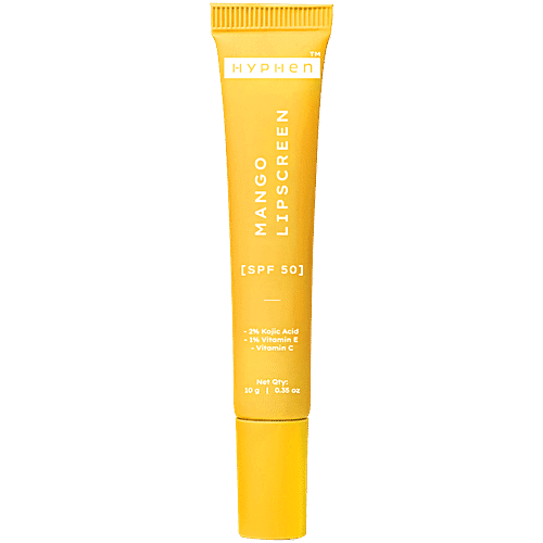 Buy Hyphen Mango Lipscreen SPF 50 Lip Balm With 2% Kojic Acid, 1% Vitamin E, Vitamin C Online at ...