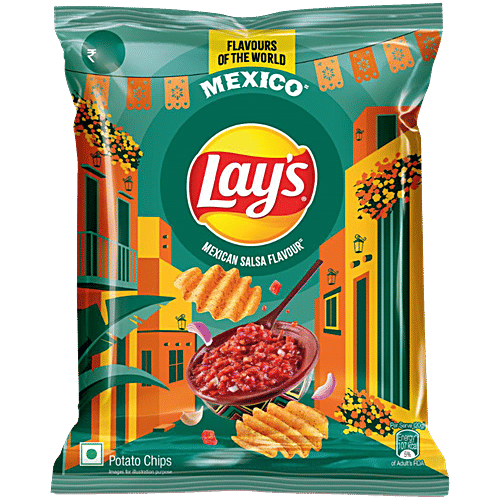 Buy Lay's Mexican Salsa Flavour Potato Chips Online at Best Price of Rs ...