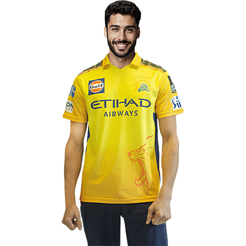 Buy Playr X Chennai Super Kings Authentic Fan Jersey IPL 2025 Adult ...