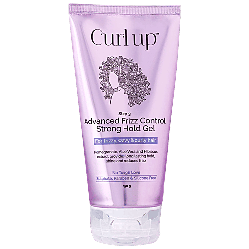 Buy Curl Up Advanced Frizz Control Strong Hold Gel Online at Best Price ...