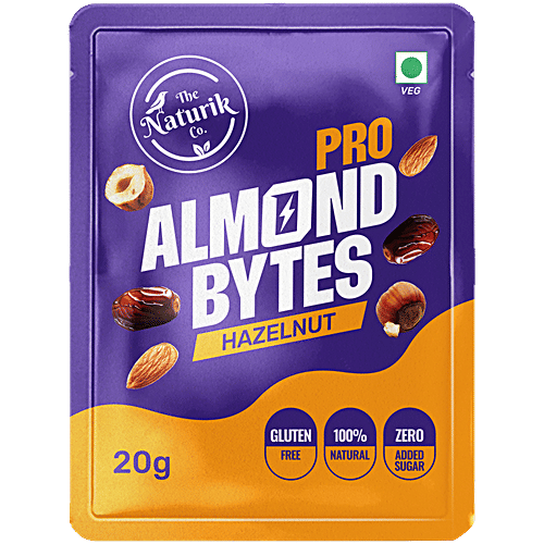 Buy The Naturik Co. Protein Almond Bytes - Hazelnut Online at Best ...