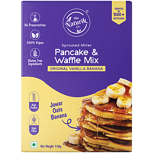 Buy The Naturik Co. Sprouted Millet Pancake & Waffle Mix - Vanilla ...