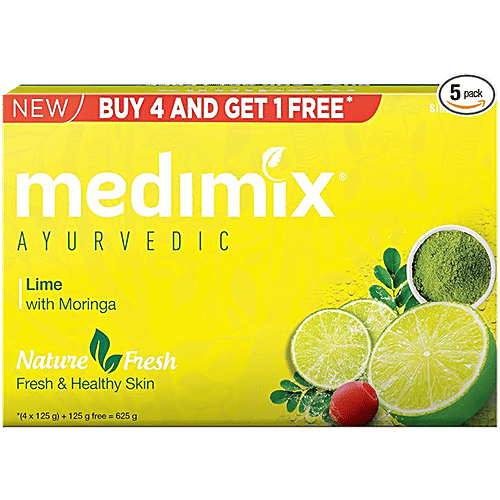 Buy Medimix Ayurvedic Lime With Moringa Soap Online at Best Price of Rs ...