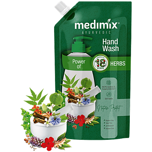 Buy Medimix Ayurvedic Hand Wash - With Power of 18 Herbs Online at Best ...