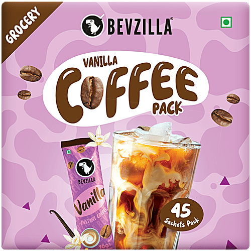 Buy Bevzilla Vanilla Flavoured Instant Coffee Sachets Online at Best ...