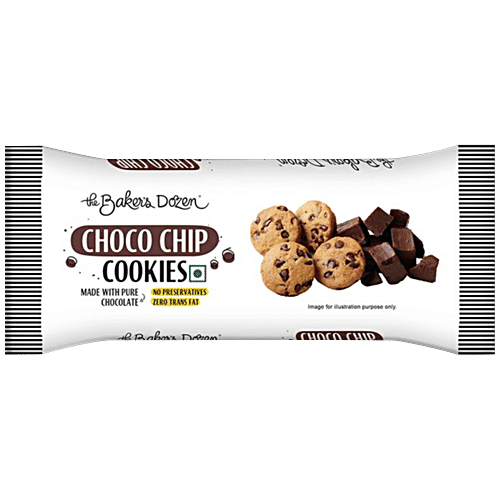 Buy The Baker's Dozen Choco Chip Cookies Online at Best Price of Rs 59 ...