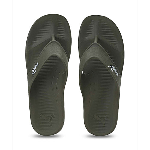 Buy Puma Men's Aqua Burnt Olive Flip Flops Online at Best Price of Rs ...