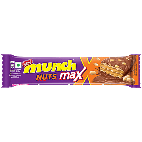 Buy Nestle Munch Nuts Max Chocolate Coated Wafer Bar Online at Best Price of Rs 26 - bigbasket