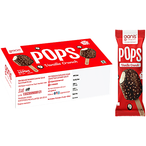 Buy Giani's Pops Vanilla Crunch Ice Cream Online at Best Price of Rs 80 ...