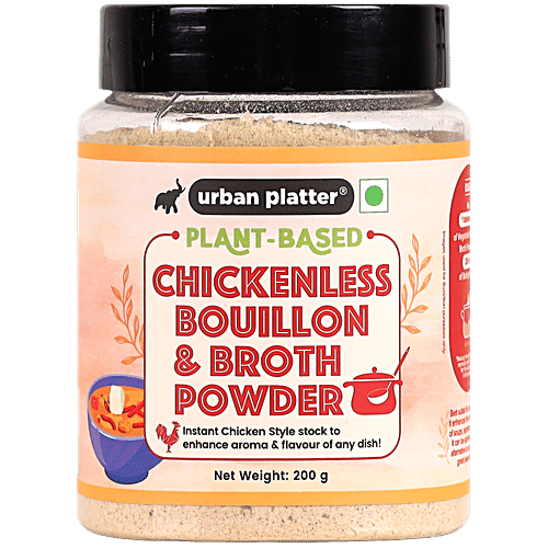 Buy Urban Platter Plant Based Chicken-Less Bouillon & Broth Powder ...