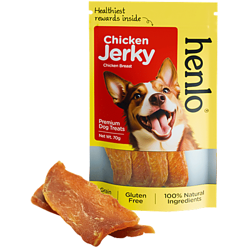 Buy Henlo Chicken Jerky Premium Dog Treats Online at Best Price of Rs ...