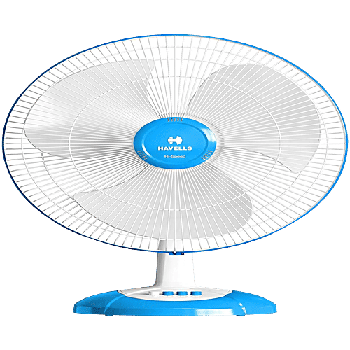 Buy Havells Swing LX High Speed 400mm Table Fan - Cool Blue Online at ...