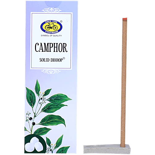 Buy Cycle Camphor Solid Dhoop Sticks - With Holder Online at Best Price ...