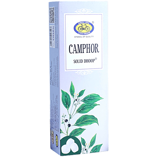 Buy Cycle Camphor Solid Dhoop Sticks - With Holder Online at Best Price ...