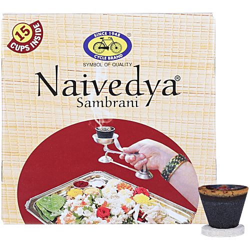 Buy Cycle Naivedya Sambrani Cups - With Holder Online at Best Price of ...