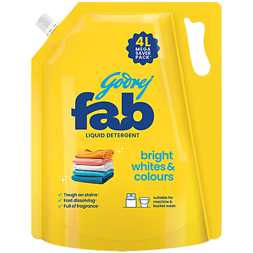 Buy Godrej Fab Liquid Detergent For Machine & Bucket Wash Online at ...