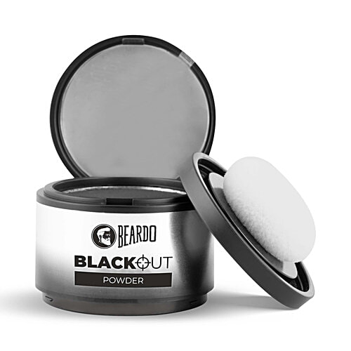Buy Beardo Blackout Powder Cover Up For Hair Problems - For Grey Roots ...