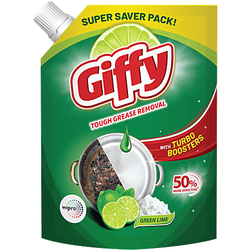 Buy Giffy Dishwash Liquid Gel - Green lime Online at Best Price of Rs ...