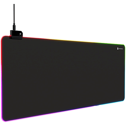 Buy Portronics Comfipad Glow Gaming Mouse Pad - RGB Lights Modes, Large ...